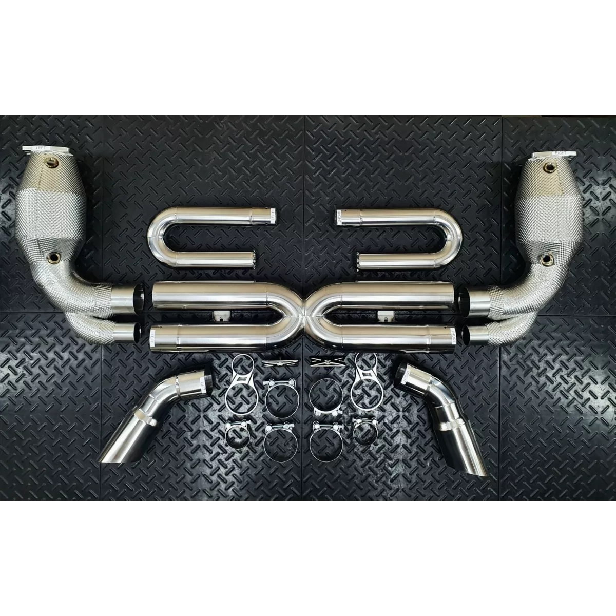 Porsche 997.1 911 Turbo Full Exhaust System | RedStar Exhaust