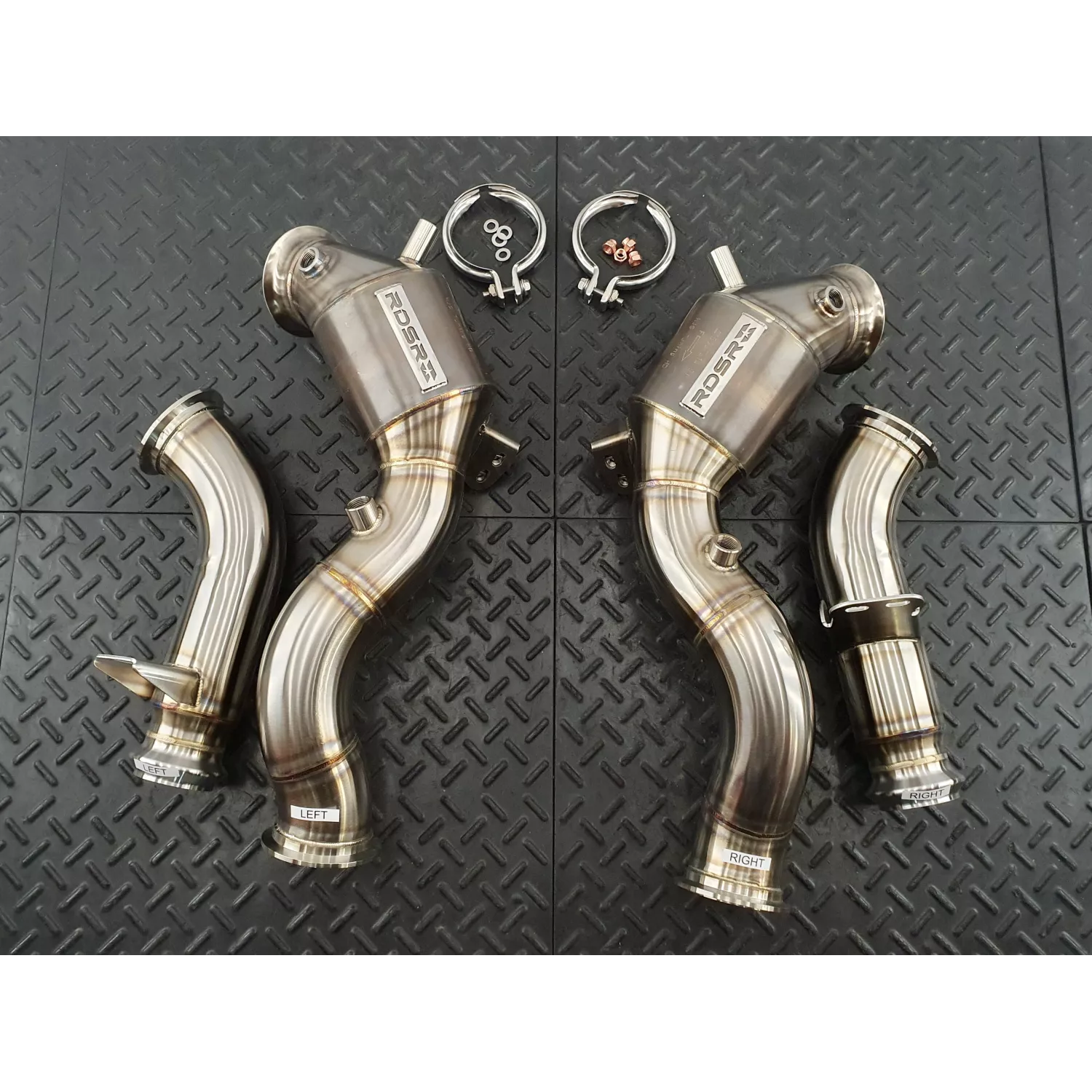 Redstar Mercedes W223 S63 E-Performance Downpipes