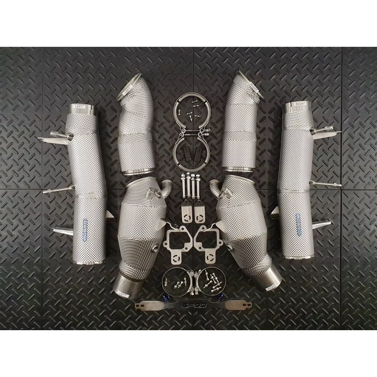 REDSTAR Ferrari SF90 Turbo-Back Straight Exhaust System