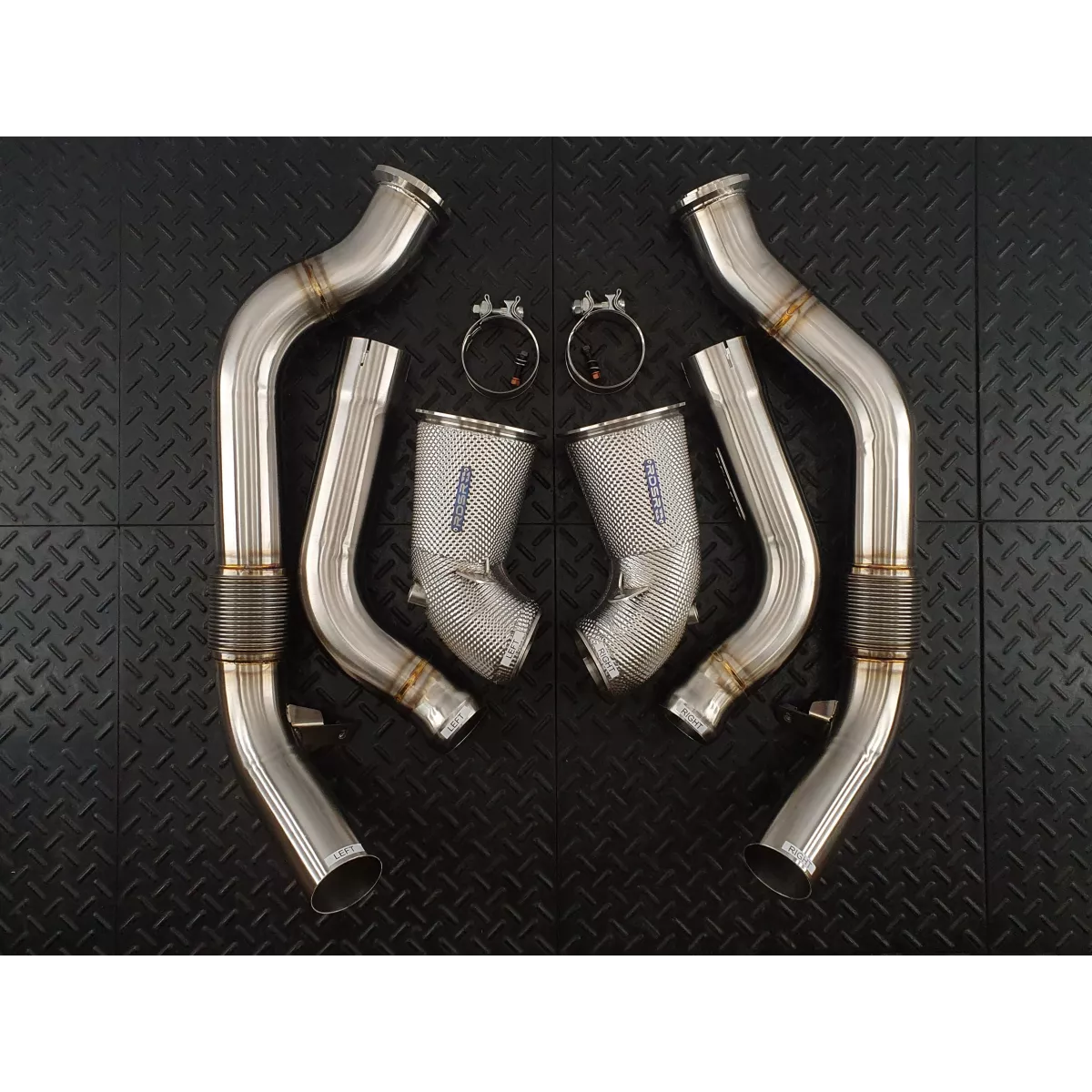 Porsche 976 Panamera Turbo S/GTS Complete Downpipes | RedStar Exhaust