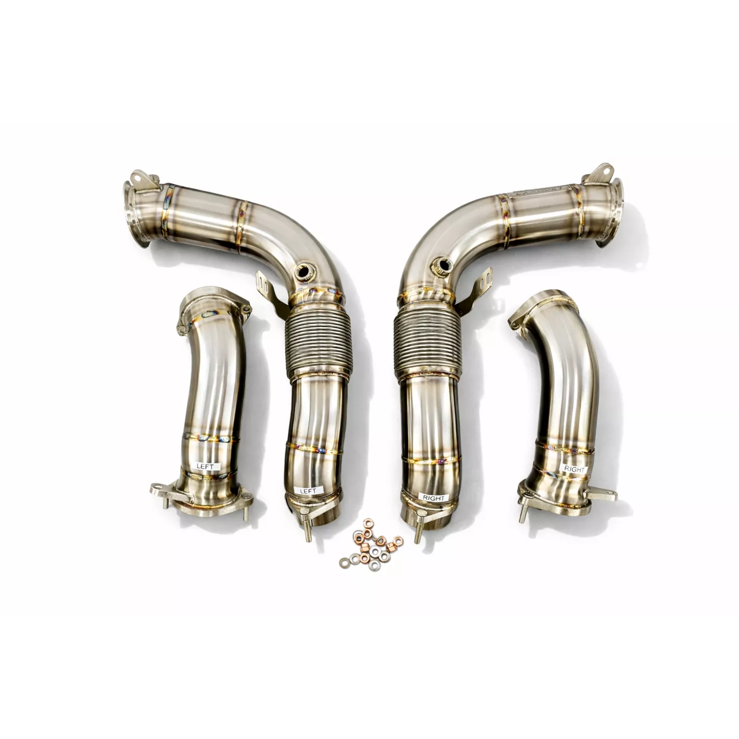 BMW M60i S68 Complete Downpipes System | X5 X6 X7 | RedStar Exhaust