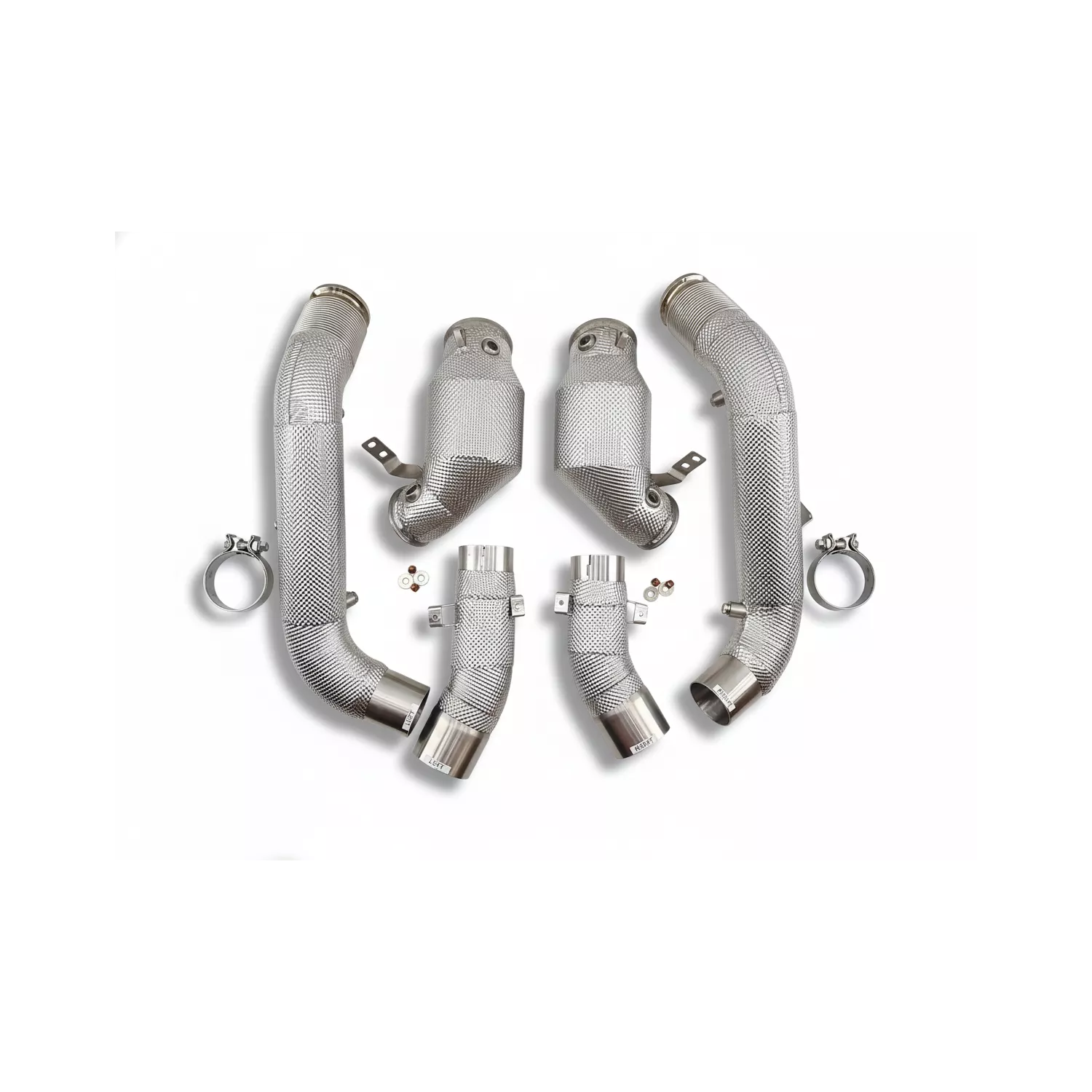 Range Rover P530 / SV 4.4L NC10 Complete Downpipes | RedStar Exhaust