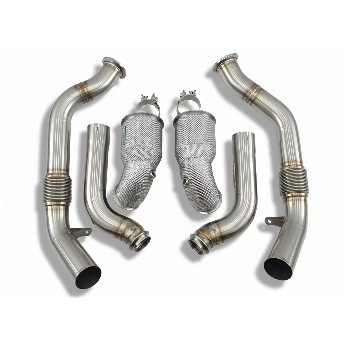 Porsche 976 Panamera Turbo S/GTS Complete Downpipes | RedStar Exhaust